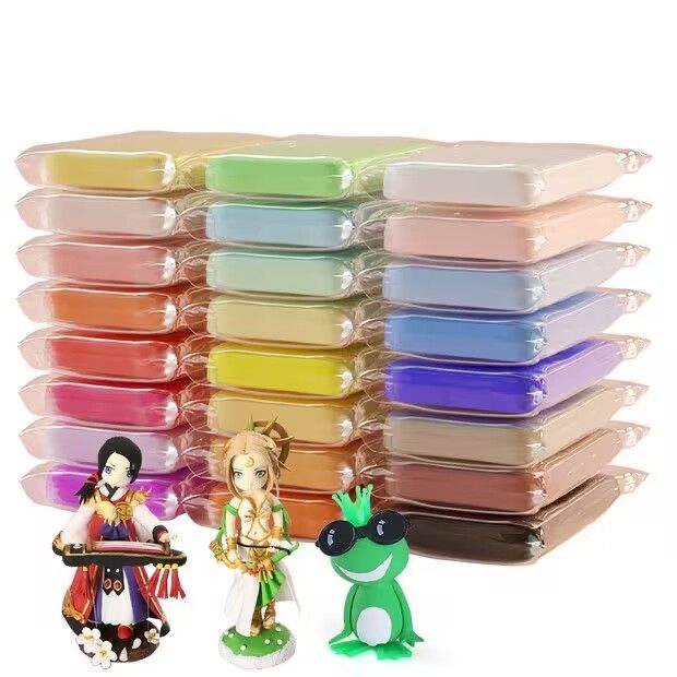 Ultra-light clay large package 24 colors 50g set safe and non-toxic ...