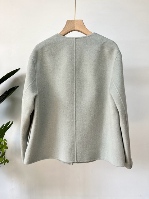 Mom big size new style dual -sided cashmere without collars, spring ...