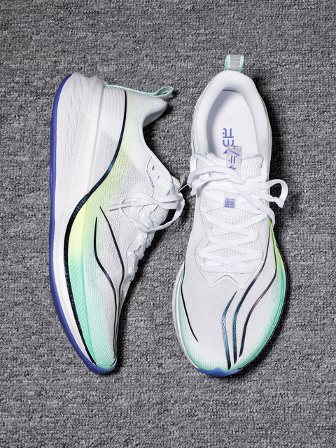 Li Ning running shoes men's shoes autumn and winter racing breathable ...