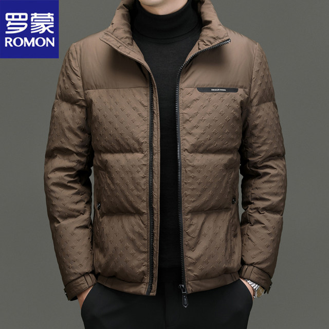 Luo Meng genuine down jacket men 2024 winter new thickened warmth and warm men's clothing ...