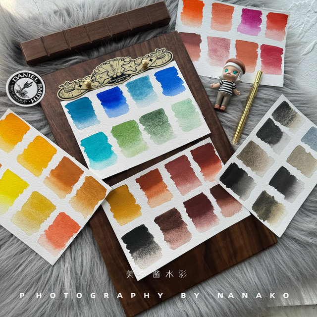 Sinours handmade solid watercolor paint mineral color handmade ...