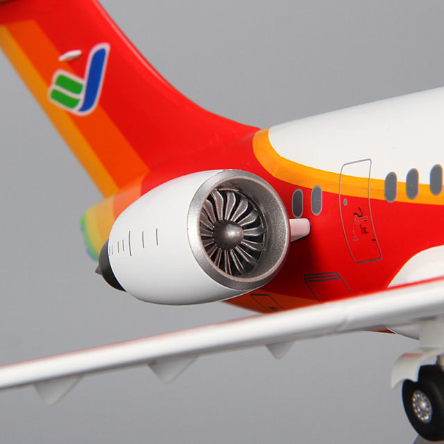 1:100 COMAC C919 passenger aircraft model ARJ21 Xiangfeng alloy large aircraft 40cm children's gift