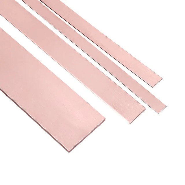 Copper row T2 copper flat strip pure red copper plate copper busbar ...