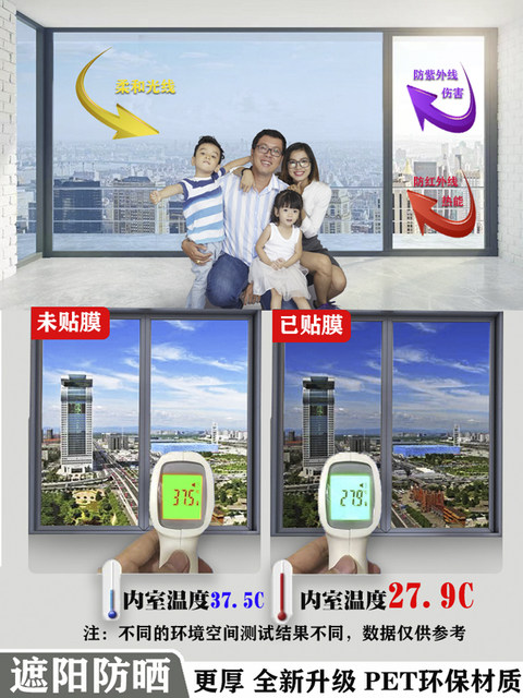 10 meters full roll of glass stickers shading window balcony sun room ...