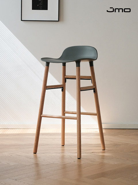 Jianmo Designer Bar Stool Modern Simple Bar Chair Cafe Care Bar Stool ...