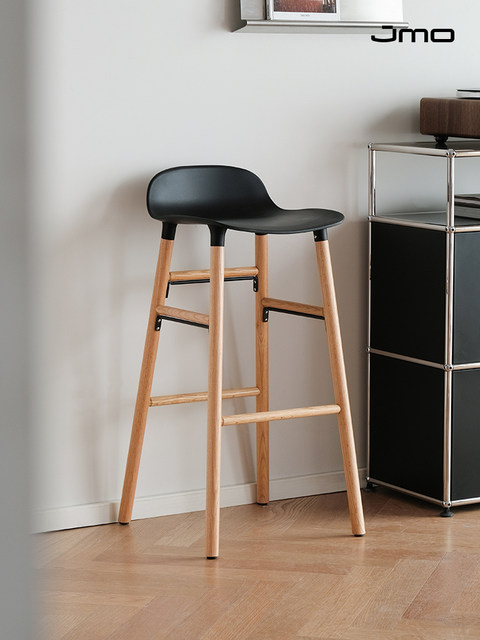 Jianmo Designer Bar Stool Modern Simple Bar Chair Cafe Care Bar Stool ...