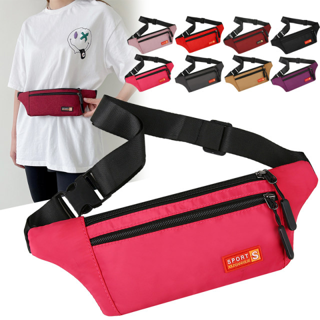 Casual waist bag, outdoor sports bag, 2024 running bag, mobile phone ...