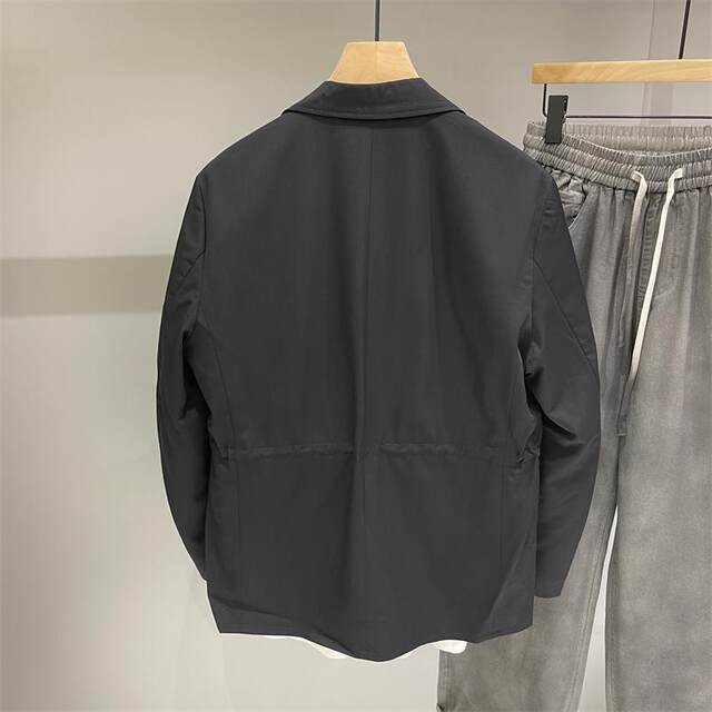 2025 spring new Japanese loose retro simple casual blazer men's ...