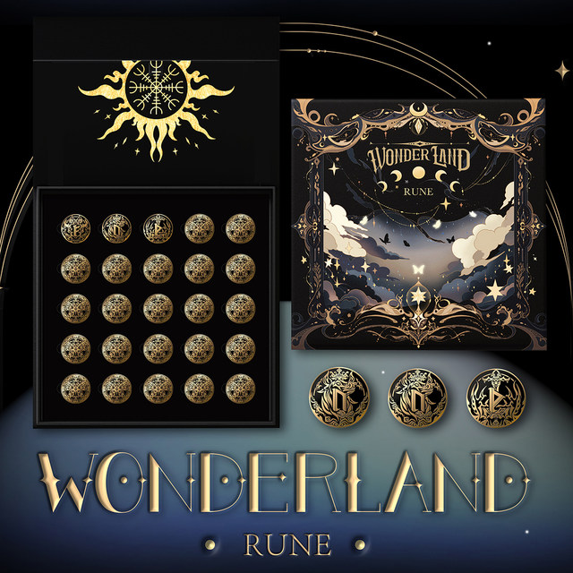 Original Genuine Wonderland Ronca Card Runni coin Wonderland Rune Card