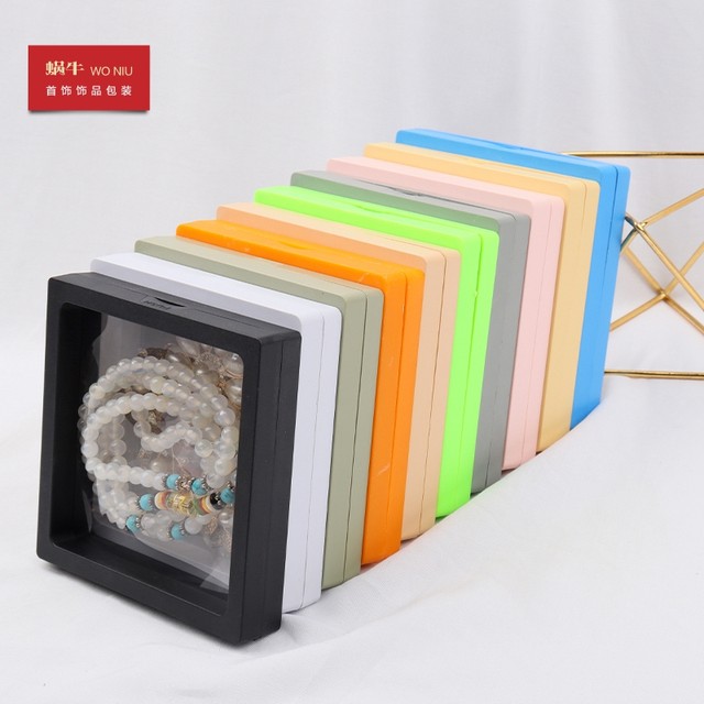 7PE film 10 pack suspended box jewelry rack transparent bracelet ...