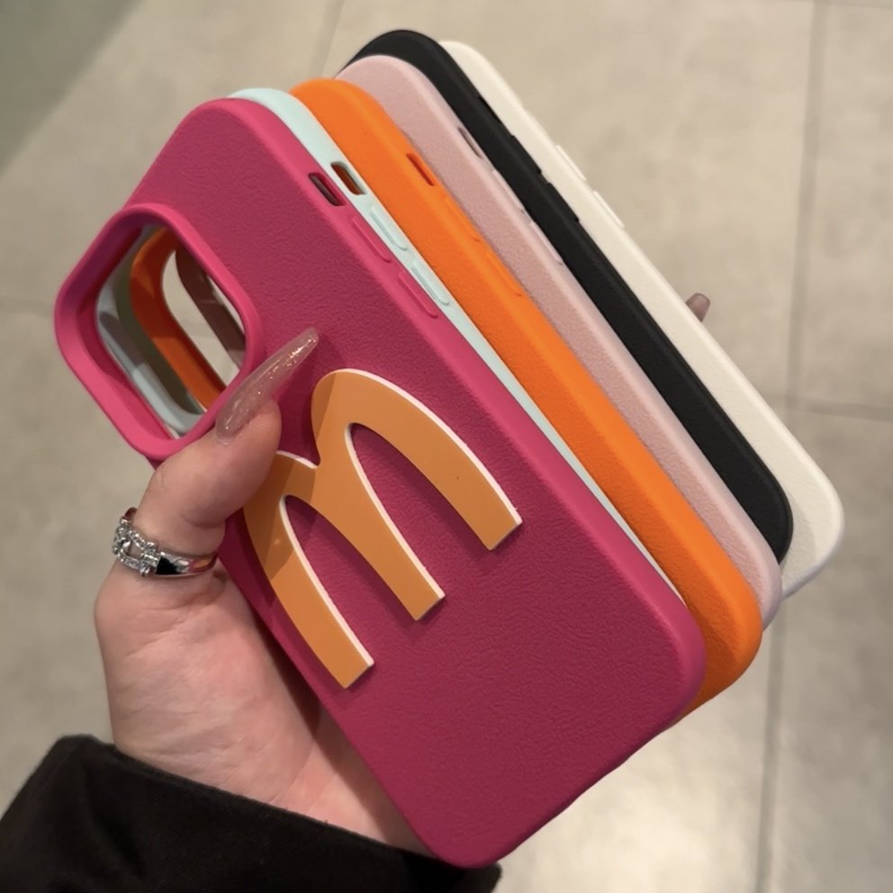 Three-dimensional M letter Maimen suitable for Apple 15ProMax mobile ...