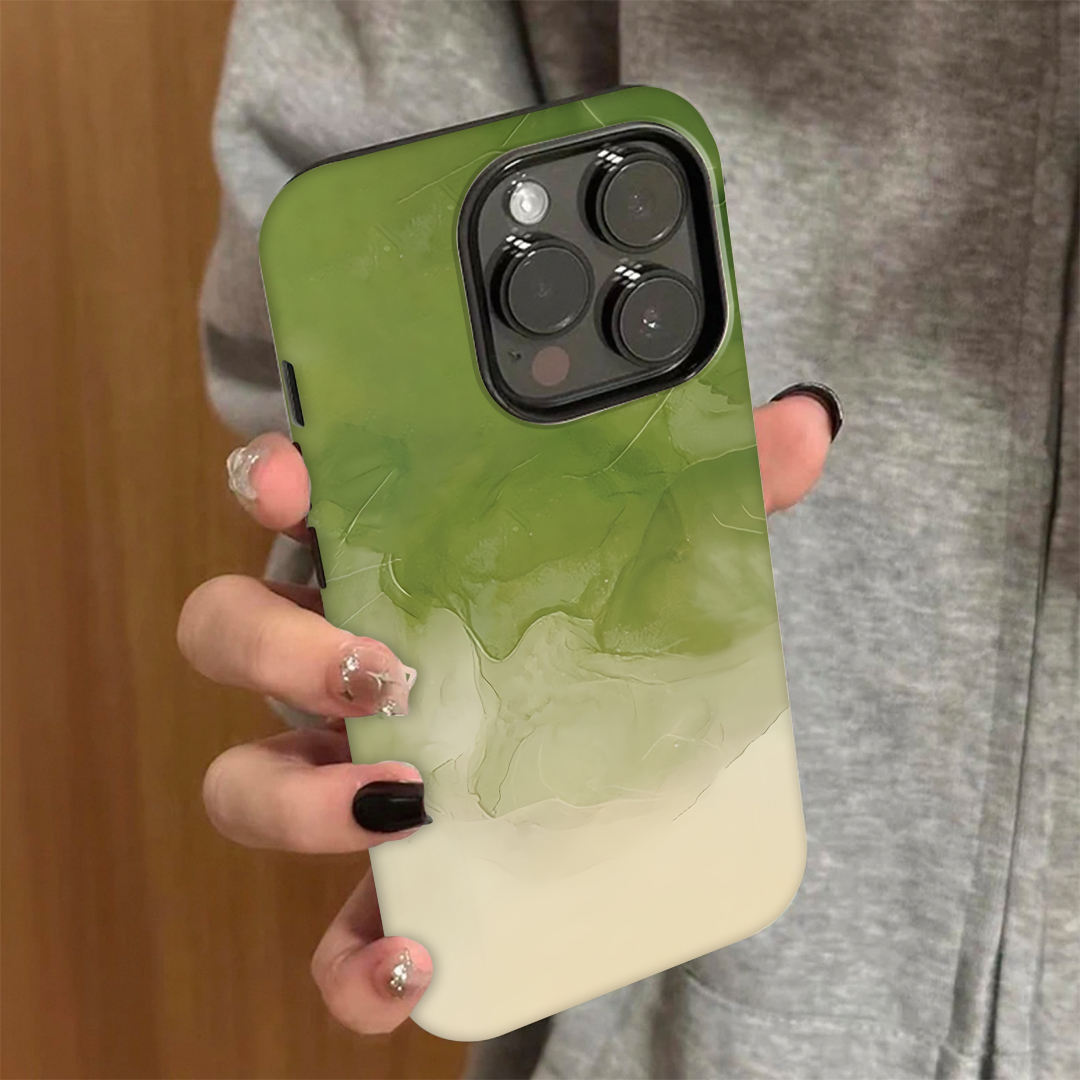 Ink and wash gradient gray suitable for Apple 16pro mobile phone case iphone15promax creative 12 ...