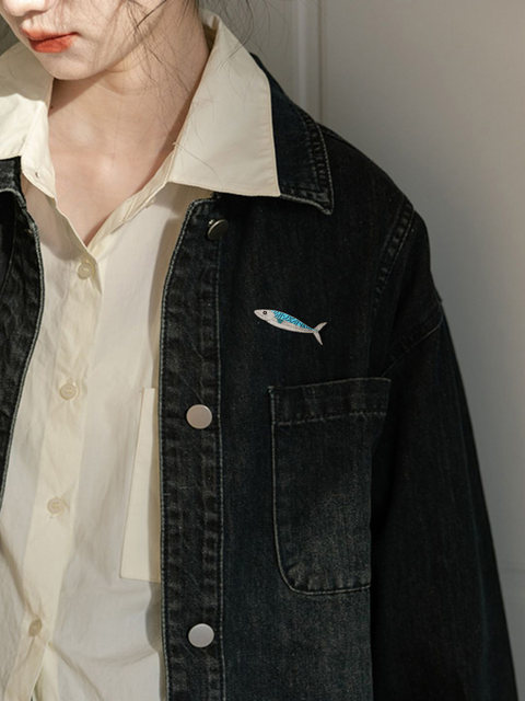 Lingxin creation design, niche catfish brooch chest flower high -end ...