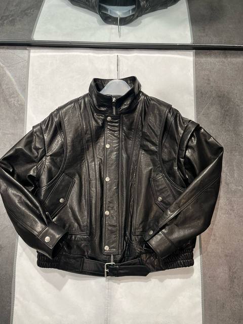 2024 autumn new leather ladies short jacket cotton leather lobby jacket ...