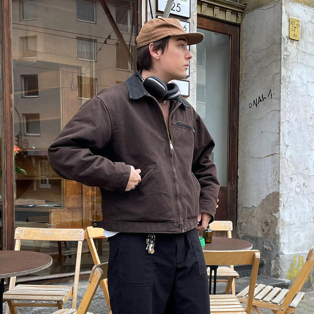 Detroit Jacket J97 Loose-Fitting Workwear Lapel Jacket American ...