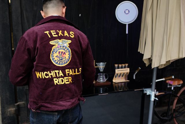 Ameikaji American Retro Ffa Agricultural Association Jacket Embroidered ...