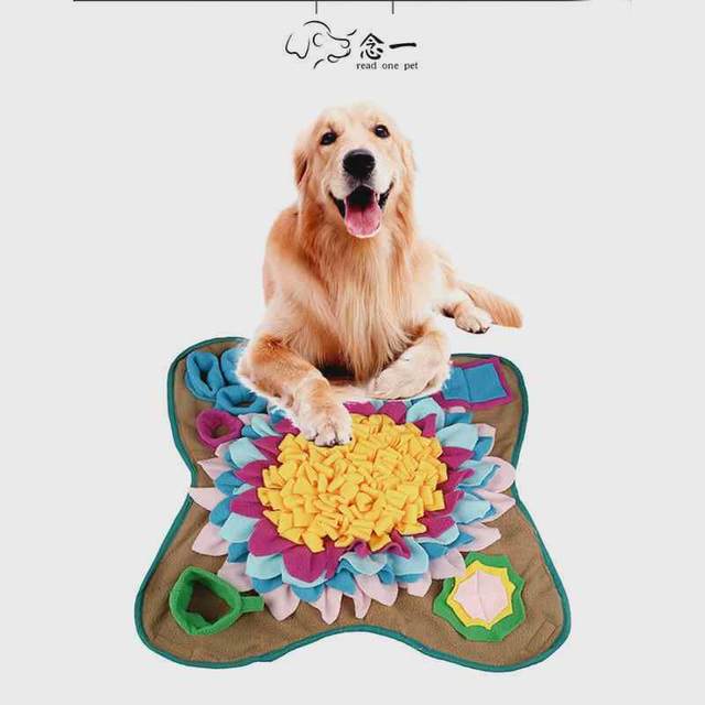 Pet Sniffing Mat Feeding Mat Dog Cat Bite Resistant Puzzle Relief ...