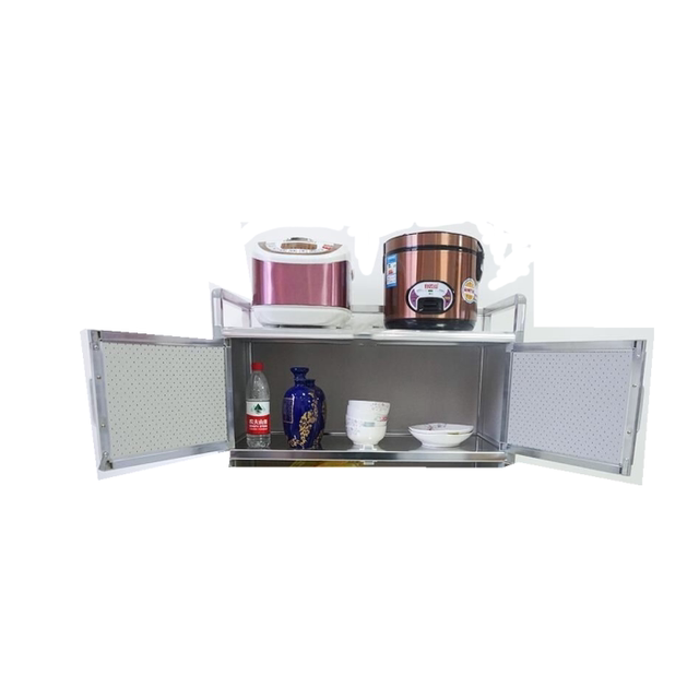Stainless steel kitchen countertop cabinet thickened anti-rust aluminum ...