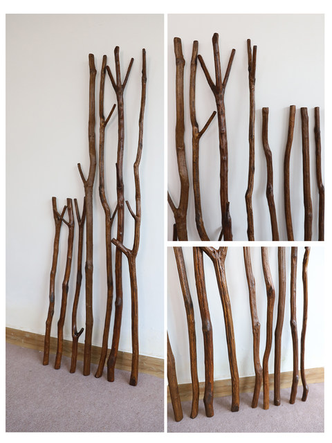 Natural wooden sticks irregular retro branches handmade diy decoration ...