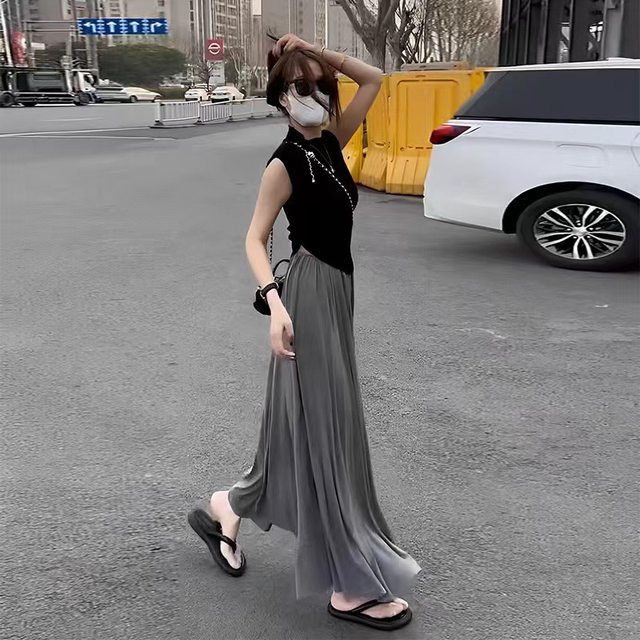 French sweet and spicy dress for women summer 2024 new age-reducing ...