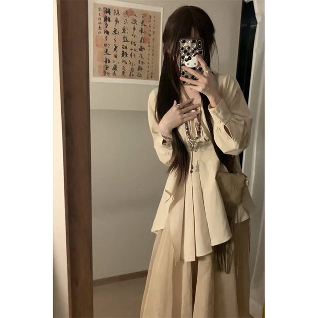 Large -size fat MM new Chinese Zen Zen suit spring and summer new ...