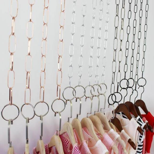 Clothing store hook hanging clothes chain clothes hanging clothes hook ...