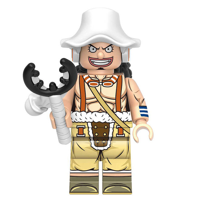 Compatible with LEGO OP One Piece Roger Solona Misani Sanji Usopp assembled building block ...
