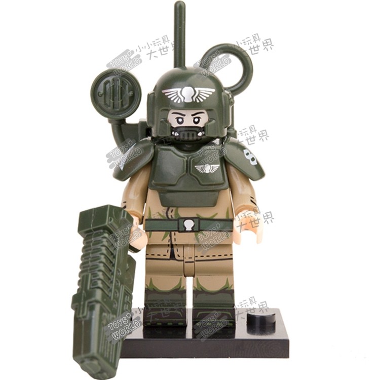 Compatible with LEGO Core KT1037 Medieval Warrior Hammer 40K series ...