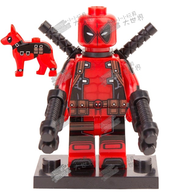 Reunion 4 Super Hero KT1030 Deadpool Deadpool assembled building blocks
