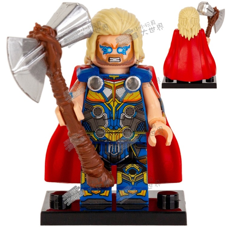 Compatible with LEGO Thor 4 Love and Thunder Valkyrie Gal MOC assembled ...