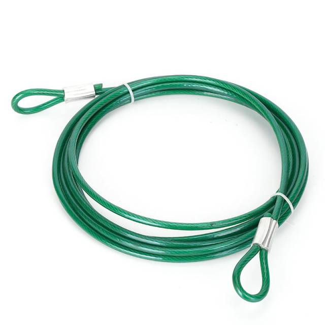 Wire rope lock 304 stainless steel wire rope anti-theft chain chain ...