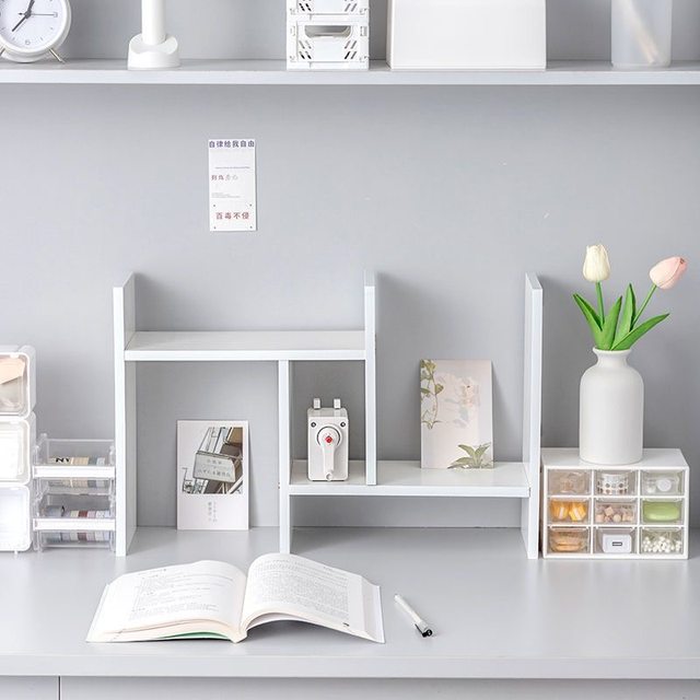 Bookshelf desktop storage rack student desk storage rack dormitory ...