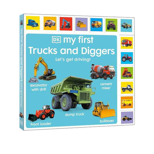 My First Trucks and Diggers Let's Get Driving New Edition DK ...