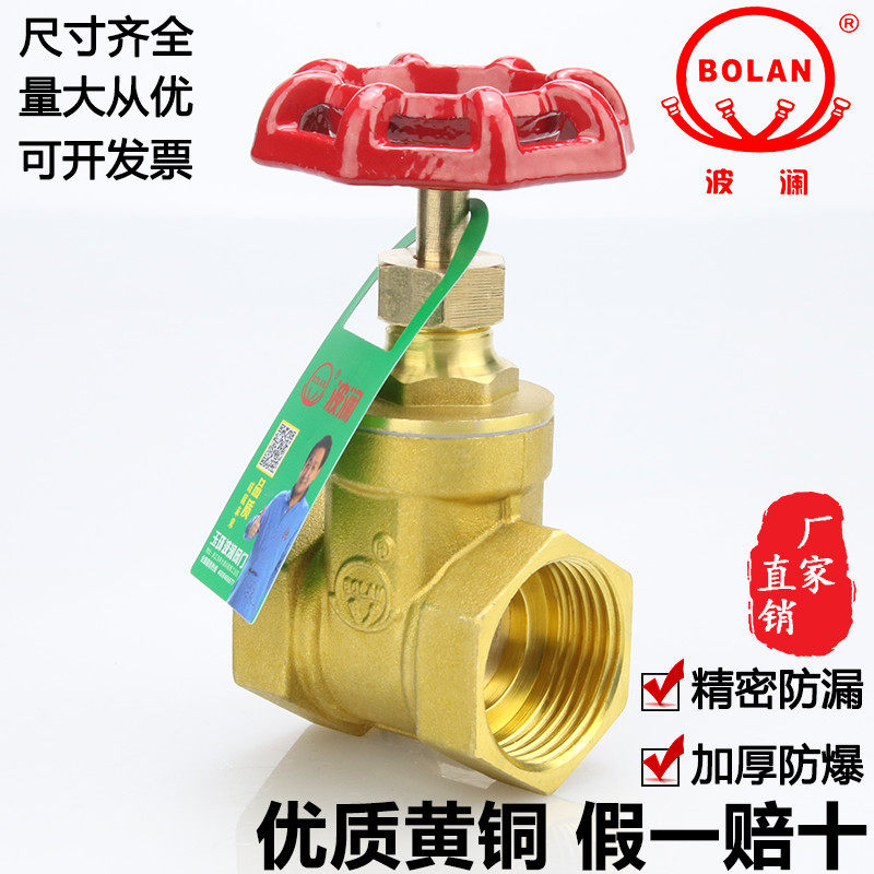 All Copper Gate Valve Switch 4 Minutes 6 Minutes 1 Inch 2DN15 20 25 32 ...