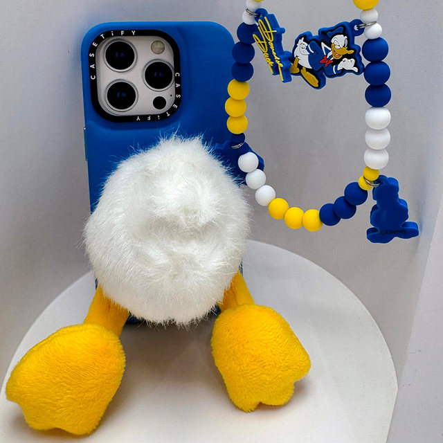 Authentic Disney co-branded CASETiFY Donald Duck plush fluffy hip tail ...