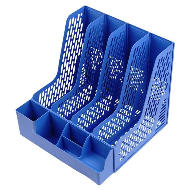 File rack file storage box multi-layer storage desktop bookshelf office ...