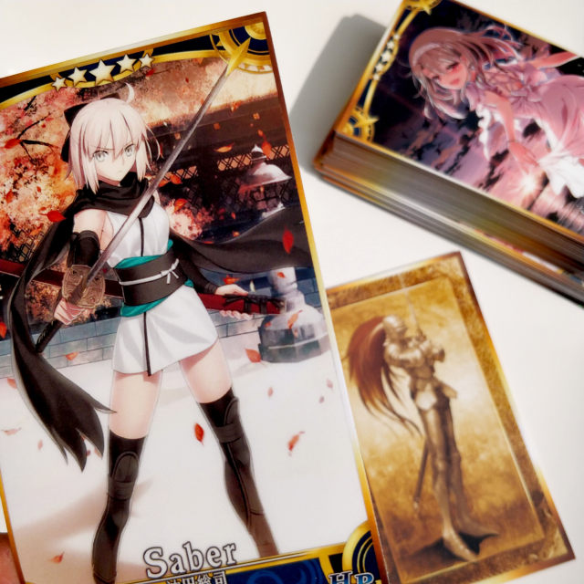 FGO physical card double-sided collection card Fate Nero Joan of Arc ...