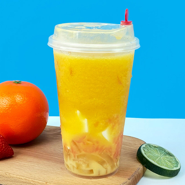 90 caliber milk tea cup disposable cold drink hot drink high ...