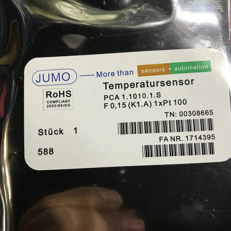 German Jumo PT100 Temperature Sensor with Waterproof Platinum ...