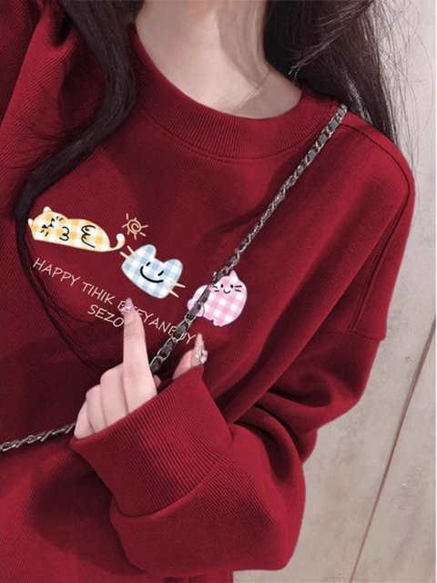 Shandong Jimo Silver Fox Velvet Pure Cotton Sweatshirt for Women ...