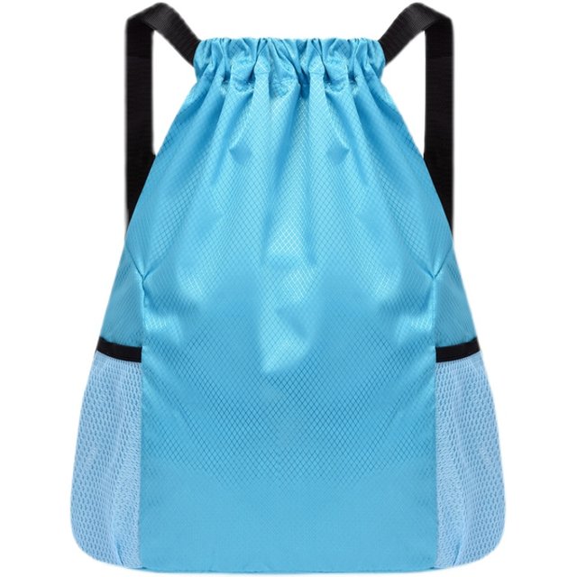 Lightweight drawstring backpack men's outdoor sports fitness backpack ...