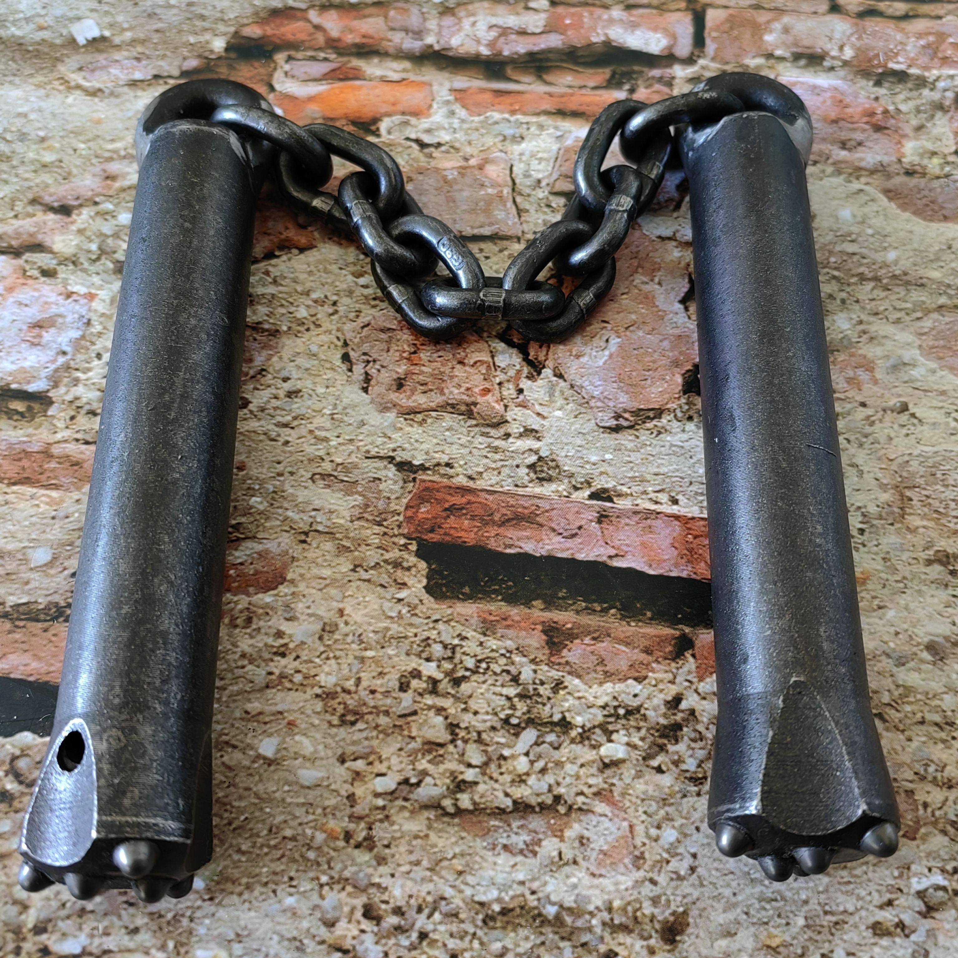 Actual combat tungsten steel double -cut stick handmade super special ...