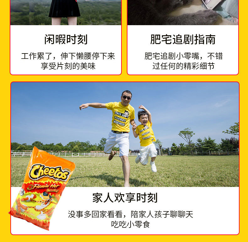 Cheetos Imported from the United States Crispy Hot Cheese Corn Chestnut ...