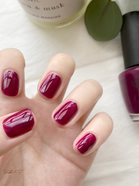 OPI nail polish F62 purple red wine red whitening long-lasting manicure ...