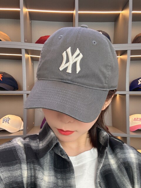 MLB baseball cap CP66 soft top large label NY hat Korea purchasing ...