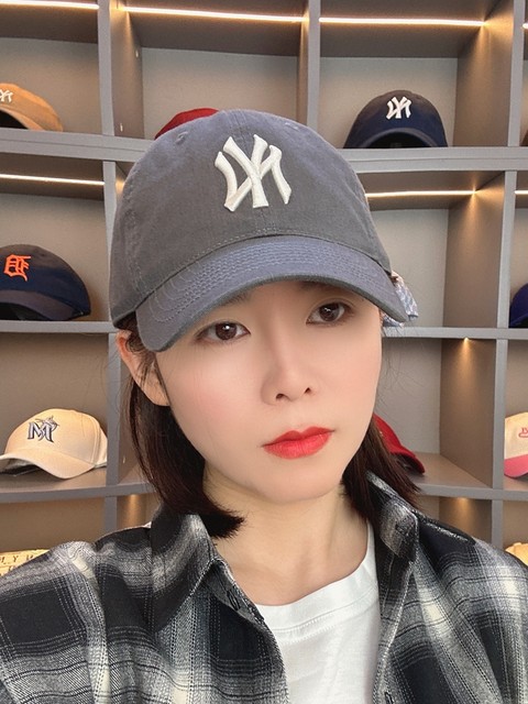 MLB baseball cap CP66 soft top large label NY hat Korea purchasing sports casual fashion trend ...