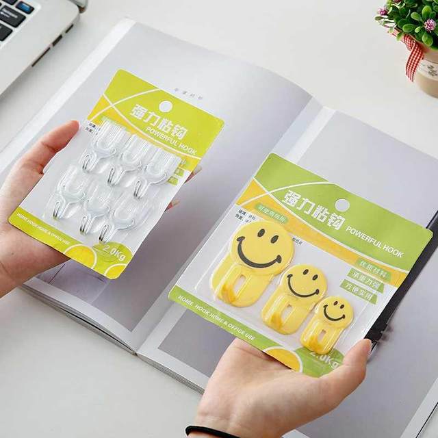 Clothes hook, sticky hook, magic hook, traceless, powerful wall door ...