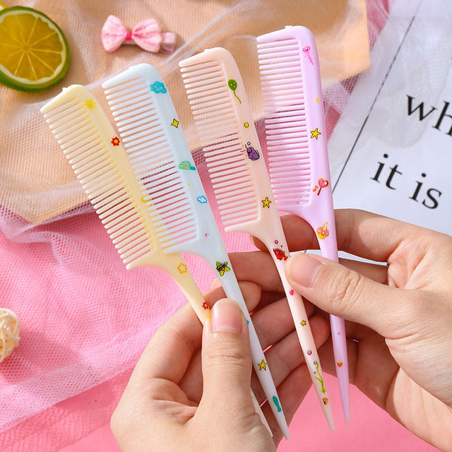 Cartoon animal comb baby children's pick comb girls hairdressing comb ...