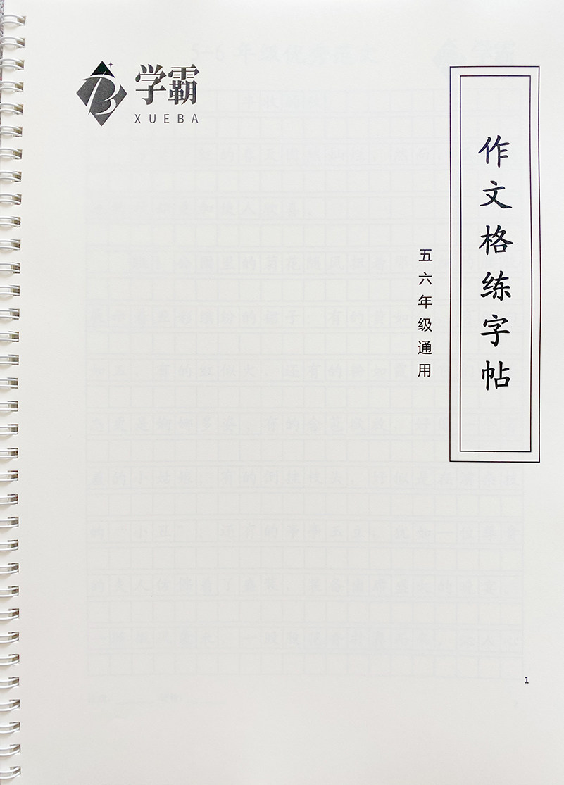 Primary School Students' Composition Regular Script Copybook Fifth ...