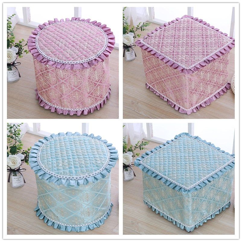 Round Stool Cover Square Stool Cover All-Inclusive Sofa Dun Set Pidun Home Non-Slip